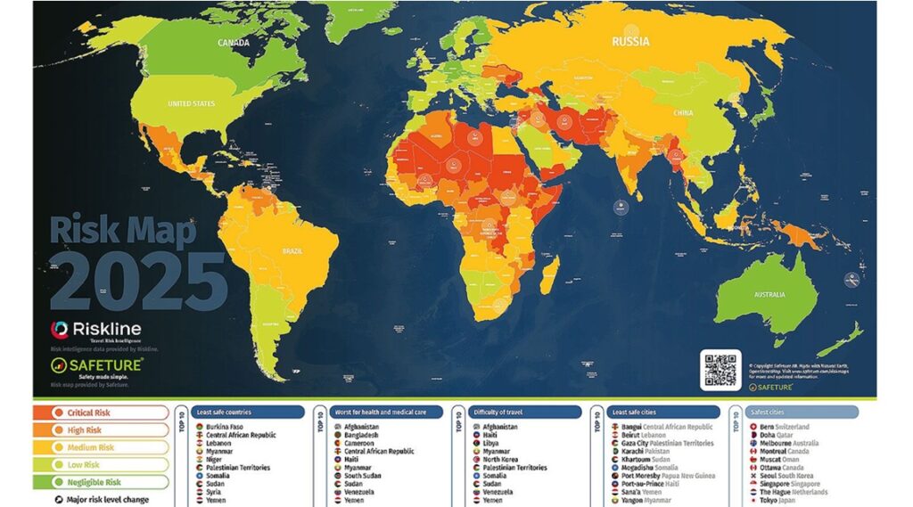 Países más Peligrosos del Mundo 2025: Lista y Riesgos - Plaza Chimalhuacan